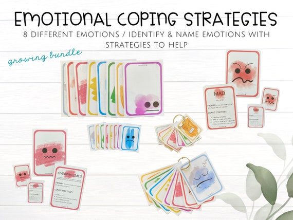 Identify & Name Emotions Coping Strategies Emotional - Etsy India
