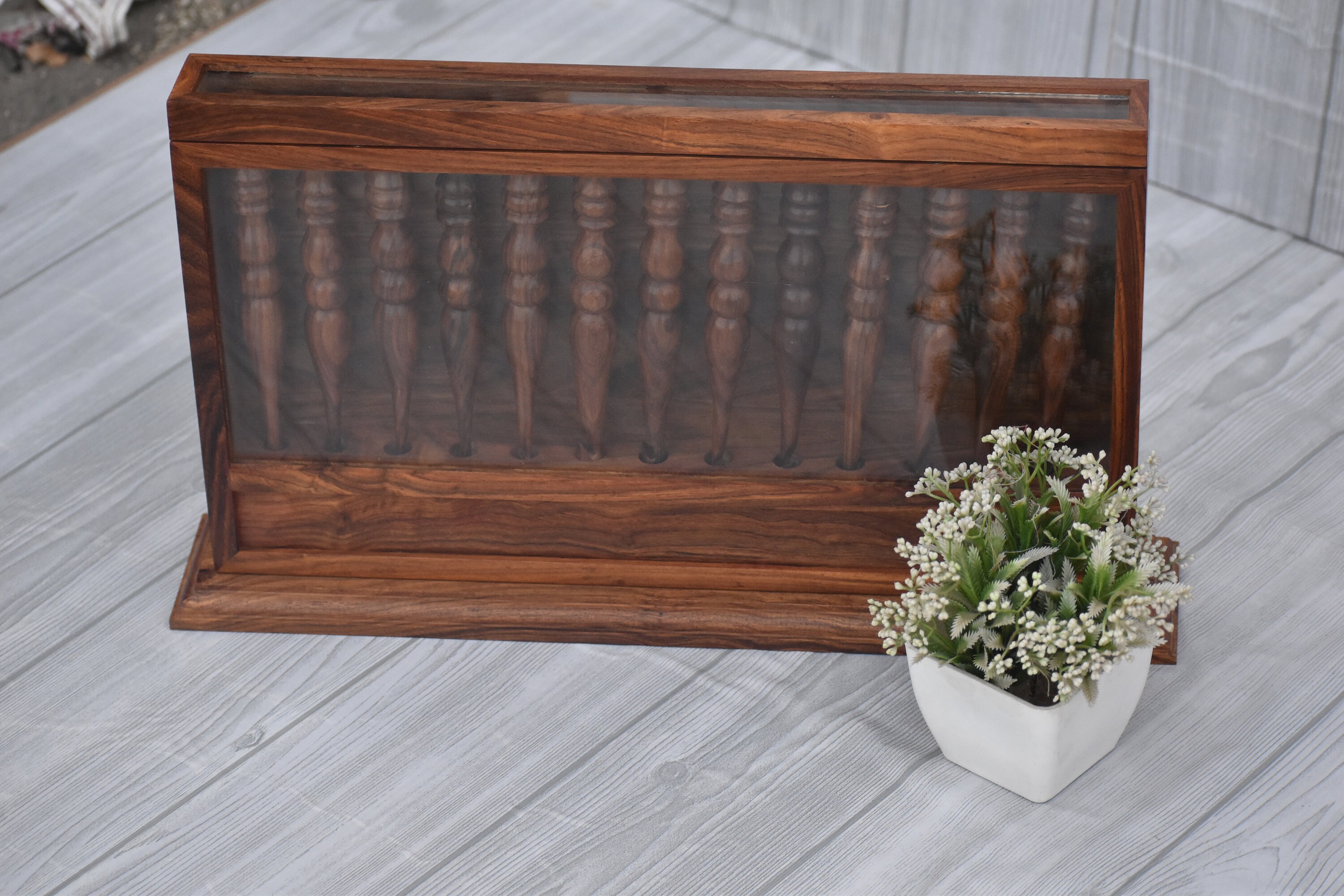 Wooden Crochet Hooks Stand New Design With Set of 13 3.5 - Etsy