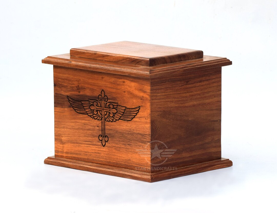 Wooden Urn Box Pure Rosewood Wooden Urn Box Cremation Urns for Human ...