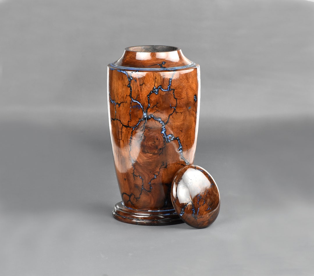 Cremation Resin Urn for Human Ashes Handmade Funeral Memorial Large Urn ...