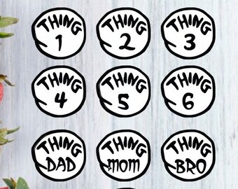 Thing Family Svg - Etsy
