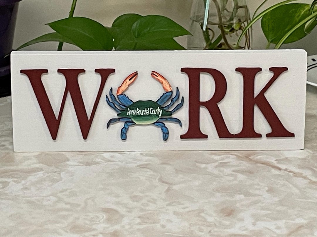 Work Table Top Wood Sign - Etsy