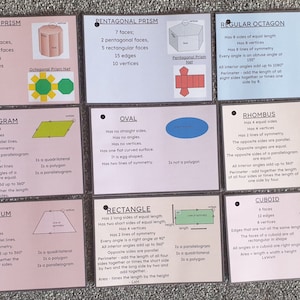 2D and 3D Shapes Properties Maths Resources KS2 SATS - Etsy