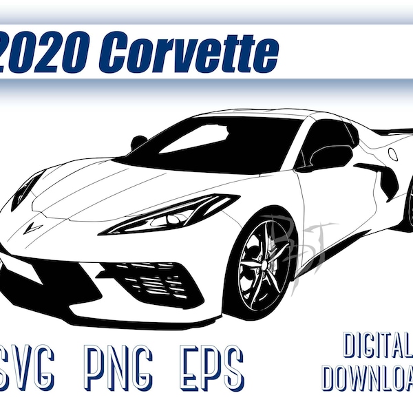 Corvette Svg - Etsy