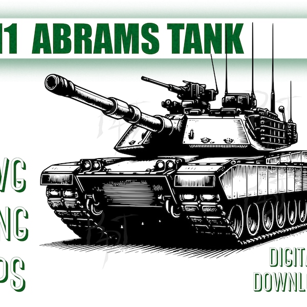 M1 Abrams Tank - Etsy