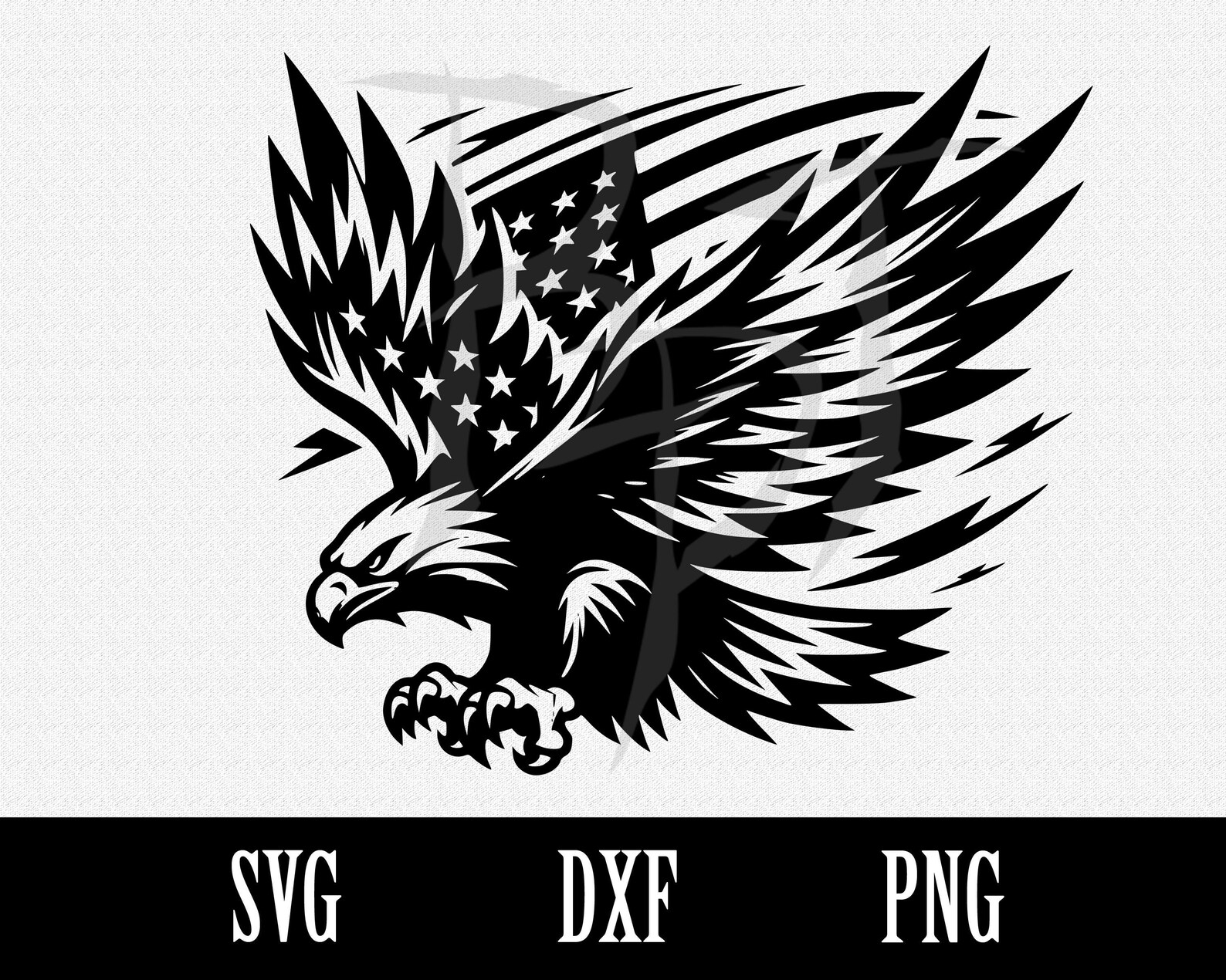 Flying Eagle Svg,flying Eagle With USA Flag,flying Eagle Png,flying ...