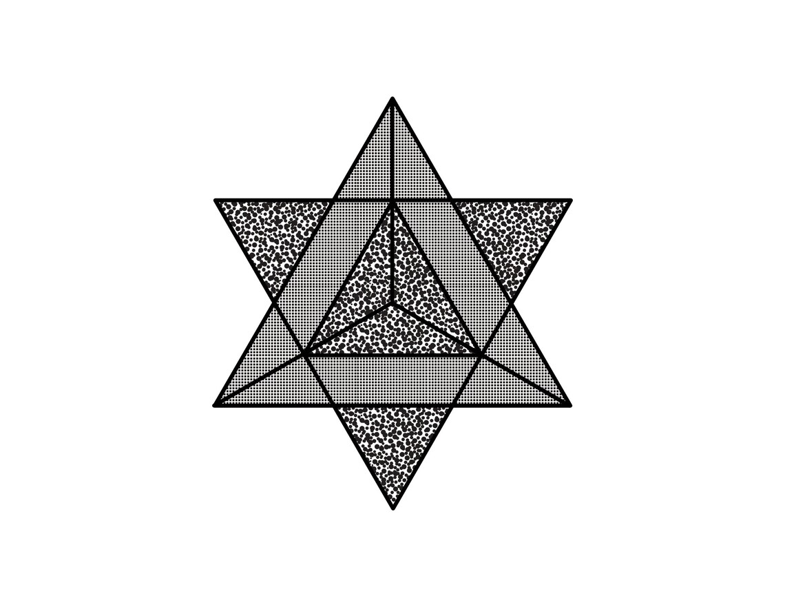 Merkaba Stained Glass Pattern | Etsy