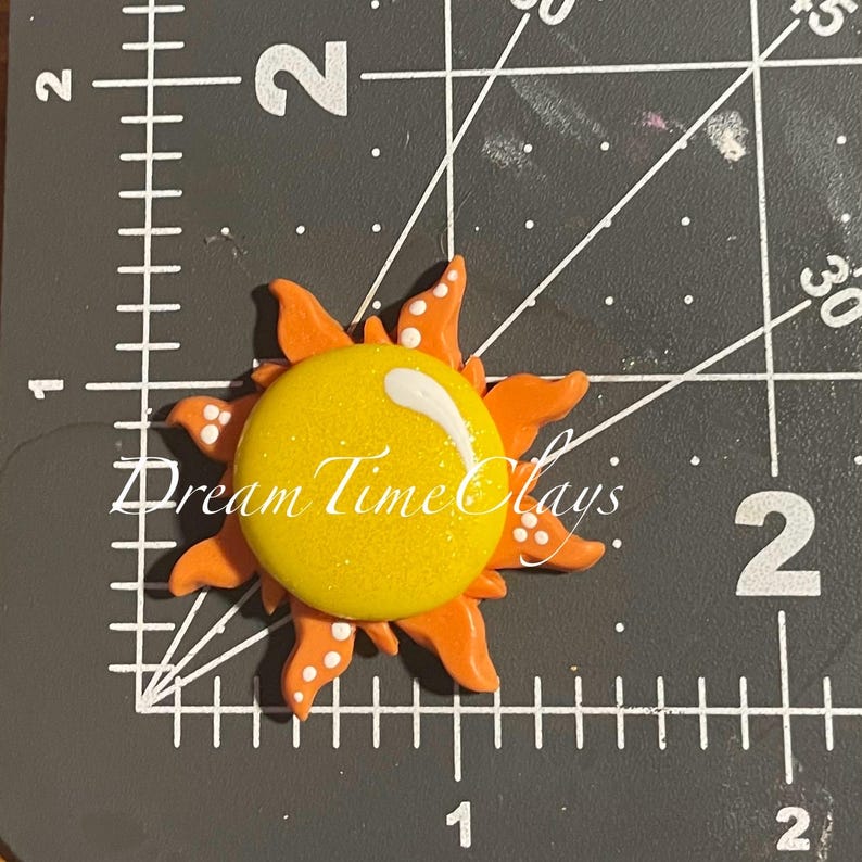 Sun Clay Bow Center Embellishment - Etsy