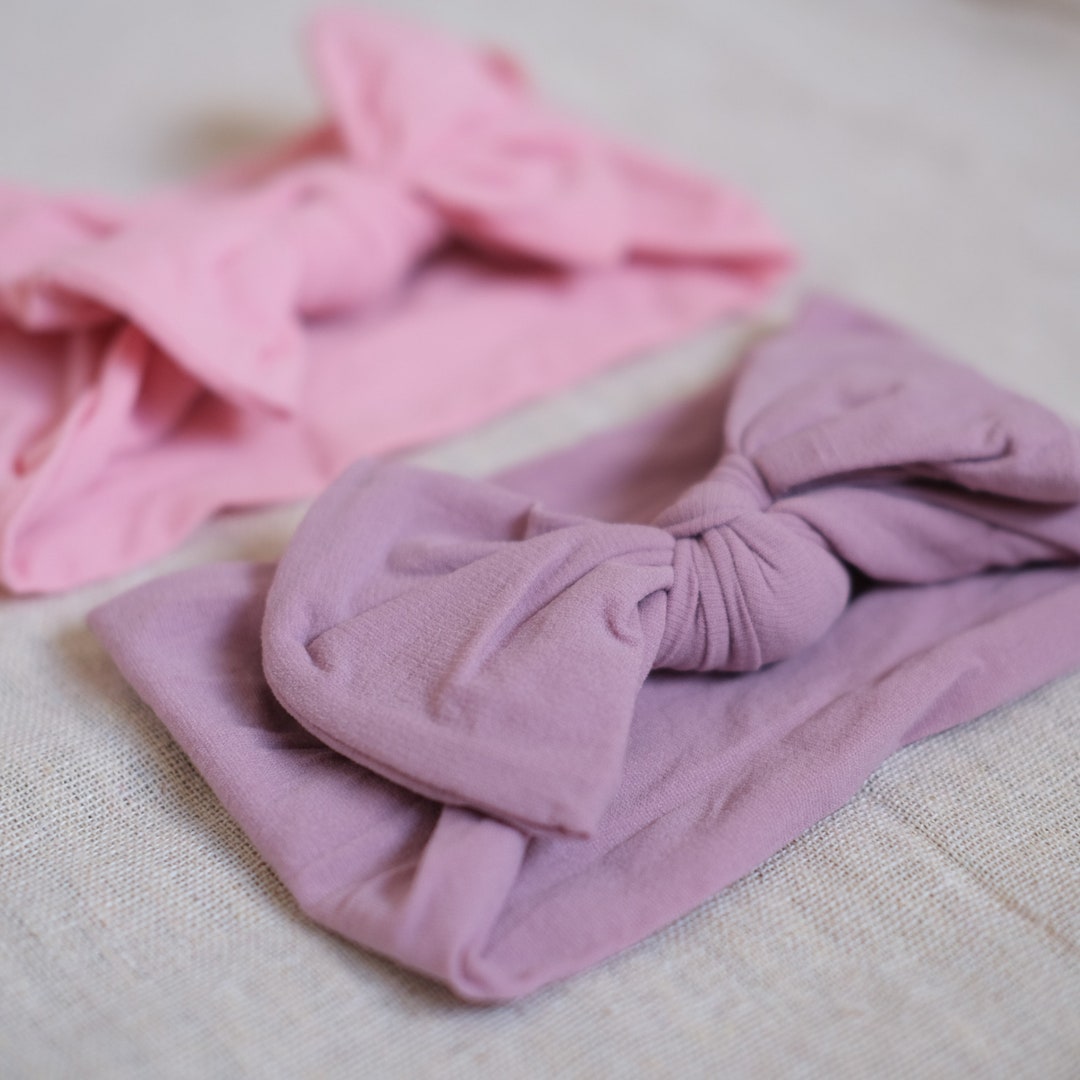 Pixie Bow Sets Nylon Headband Hair Accessories for Baby - Etsy