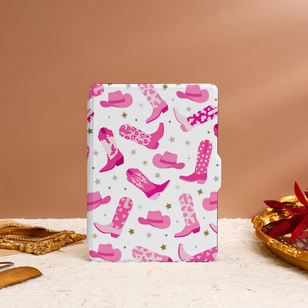 Cowboy Boots Hat Kindle Case Custom Cover for Paperwhite 1/2/3/4 Kindle ...