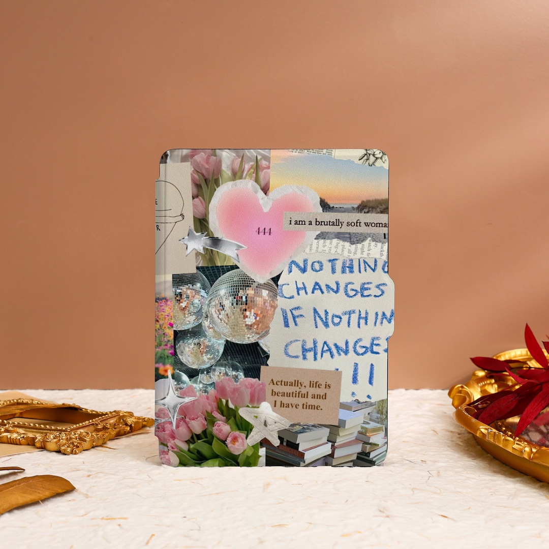 Scrapbook Collage Kindle Case for Kindle Paperwhite 12th 7" Cover ...