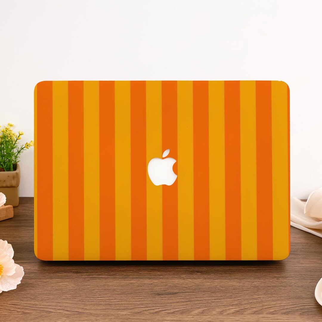 Orange Yellow Stripe MacBook Case Fit MacBook Air 13/15 MacBook Pro 13 ...