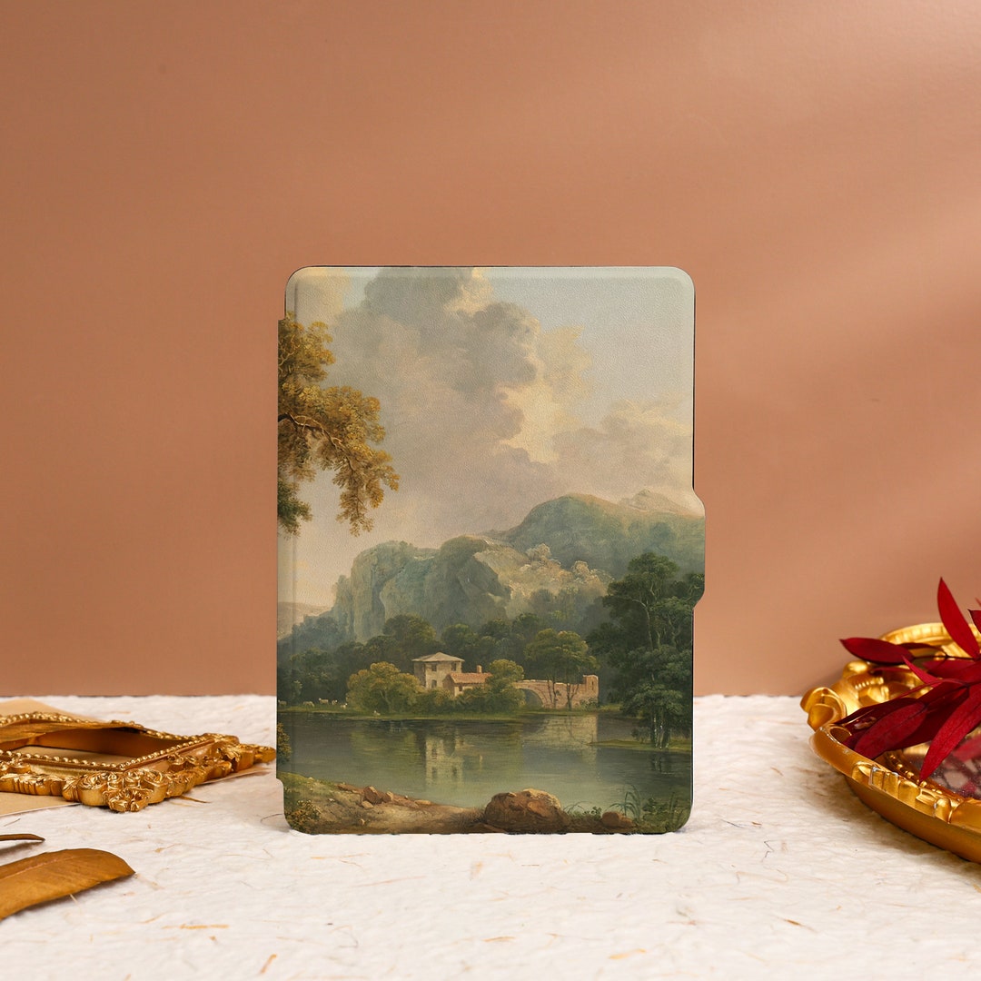 Oil Painting Landscape Kindle Case Custom for Paperwhite 1/2/3/4 Kindle ...