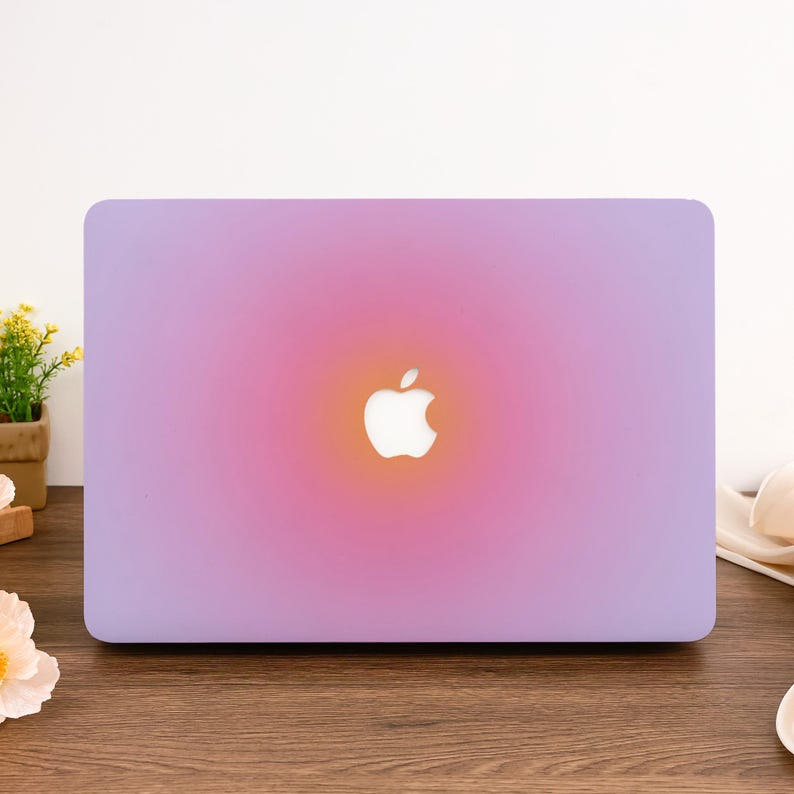 Peach Pink Gradient MacBook Case Fit MacBook Air 13/15 MacBook Pro 14 ...