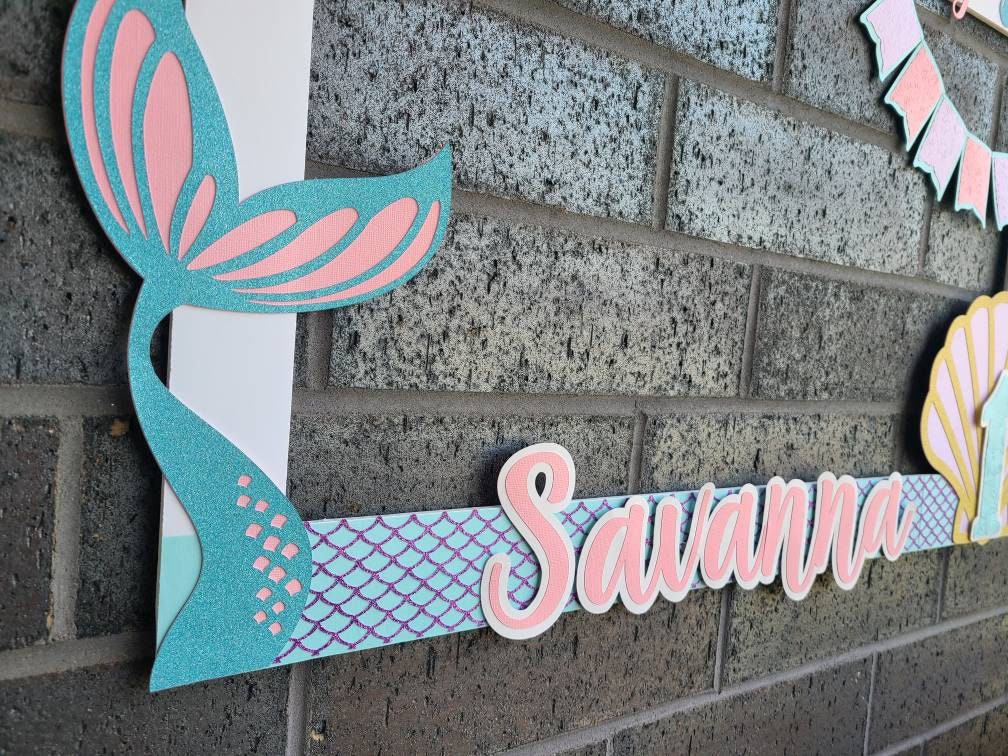 Mermaid Mermaid Theme Mermaid Frame Mermaid Selfie Frame - Etsy