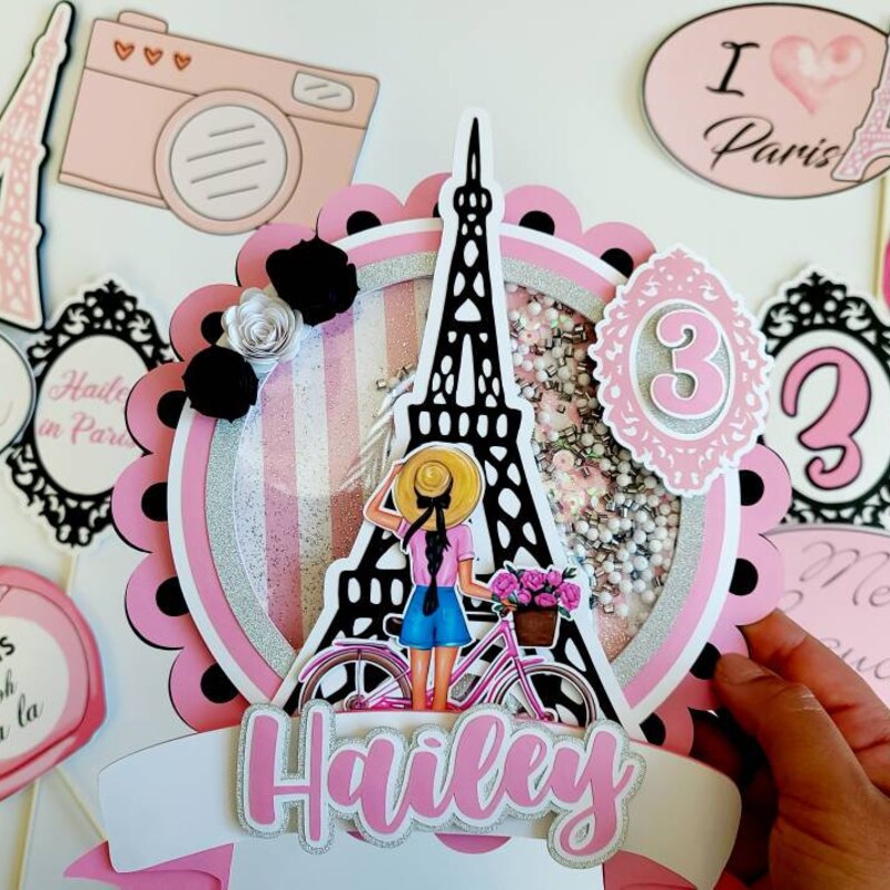 Paris Cake Topper - Etsy