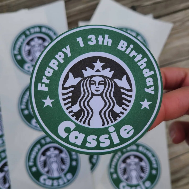 Starbucks Frappe Labels - Etsy