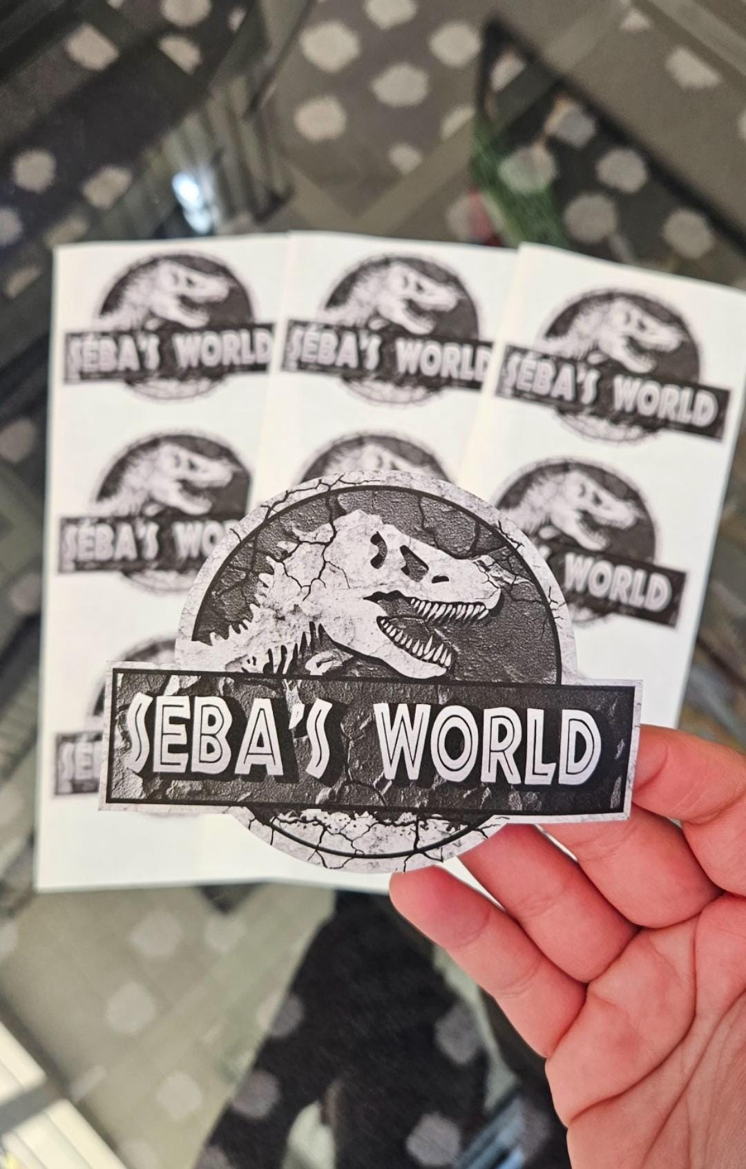 Jurassic World Stickers, Dinosaur Themed Birthday, Dinosaur Favor Bags ...