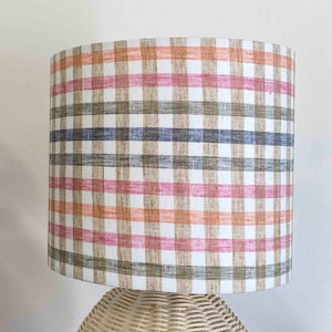 Checkered Lamps, Kids Bedroom Lamps, Gingham Lampshades, Floor Lamp ...