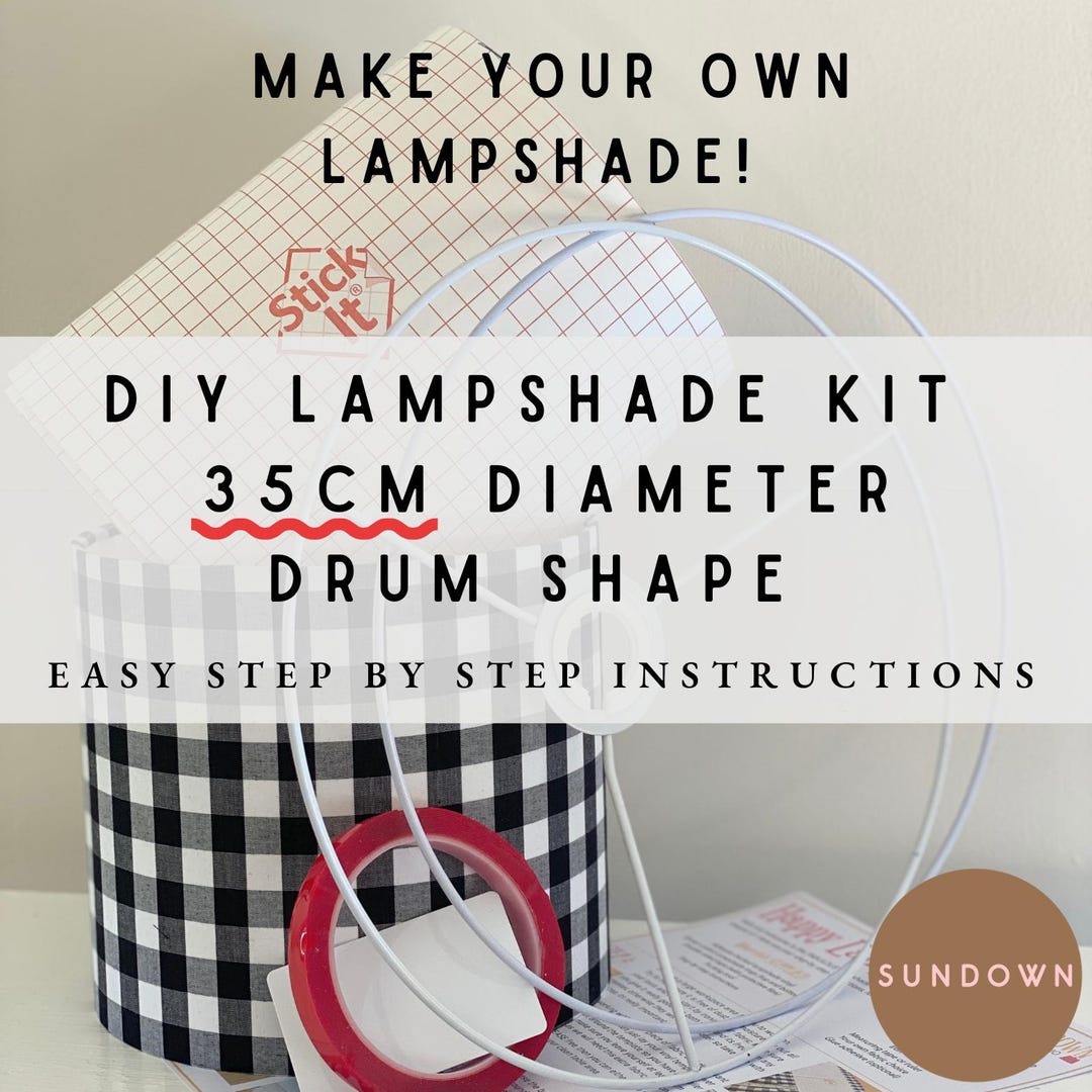 35cm Lampshade Making Kit, Lampshade DIY, DIY Kits, Make Your Own Lamp ...