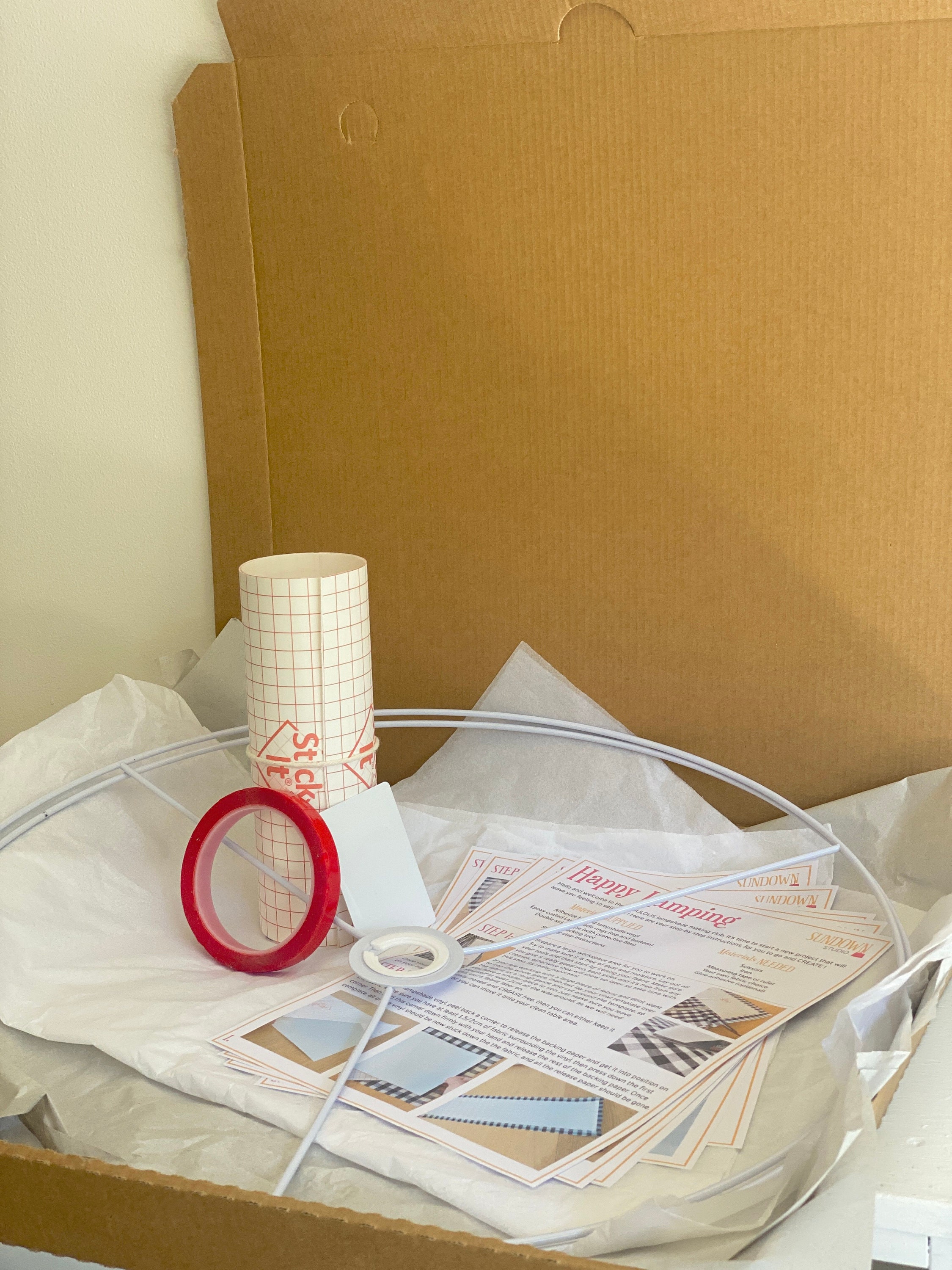 50cm Lampshade Making Kit, Lampshade DIY, DIY Kits, Make Your Own Lamp ...