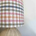 Checkered Lamps Kids Bedroom Lamps Gingham Lampshades Floor - Etsy
