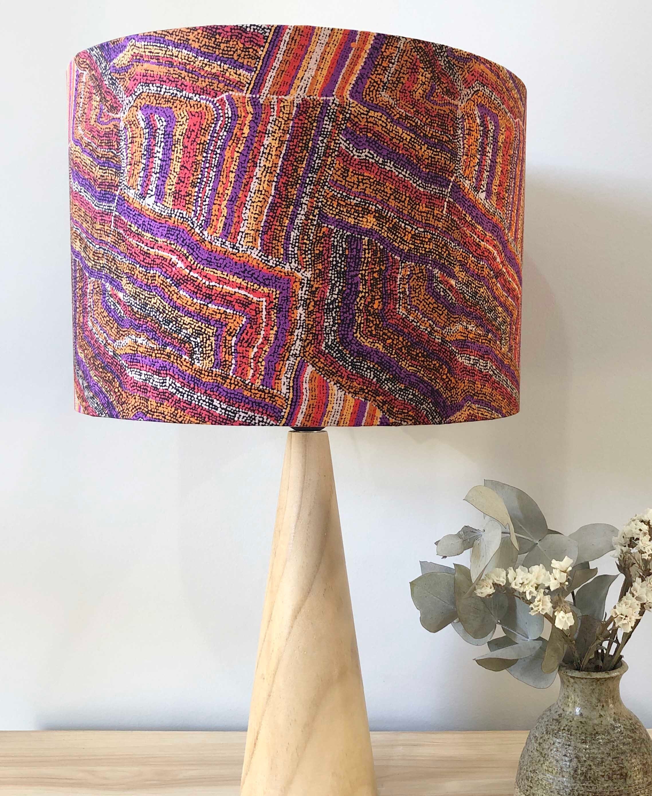 Aboriginal Art Lampshade, Indigenous Art Print, First Nations Prints ...