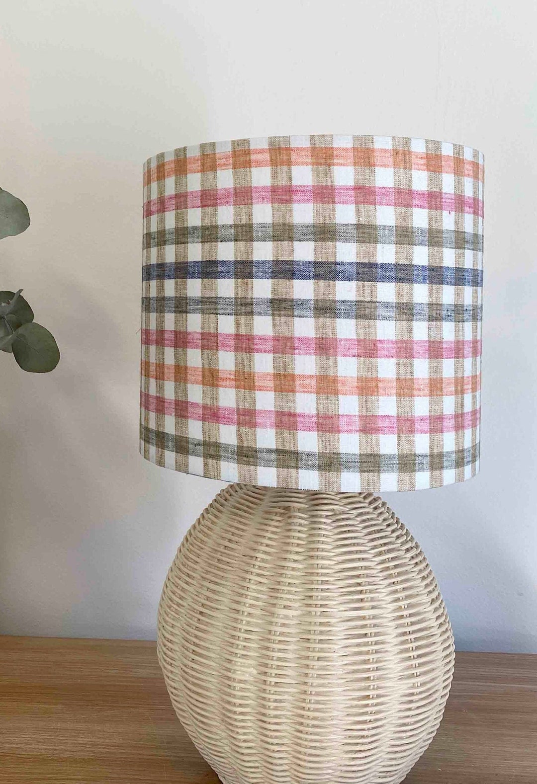 Checkered Lamps, Kids Bedroom Lamps, Gingham Lampshades, Floor Lamp ...