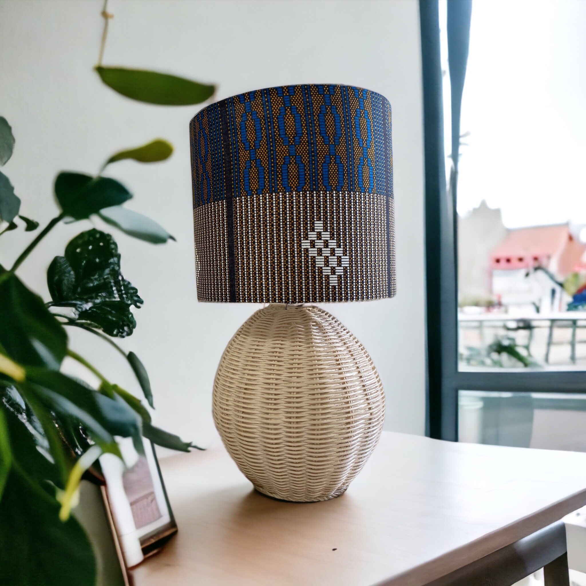 Blue Lampshade African Print Lampshade Ankara Lampshade - Etsy