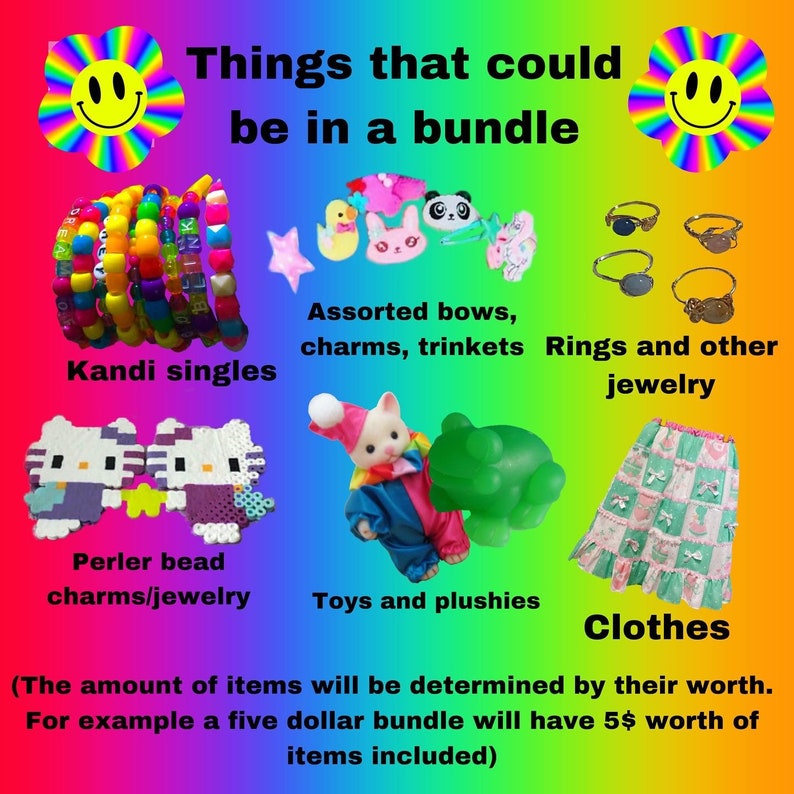 Mystery Style Bundle look at All Pics Rainbow Scene Kid Alt - Etsy