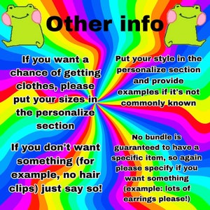 Mystery Style Bundle look at All Pics Rainbow Scene Kid Alt - Etsy