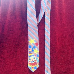 Clown Ties Hand Painted Funky Fun Ties Fashion Ties Alt Fashion ...