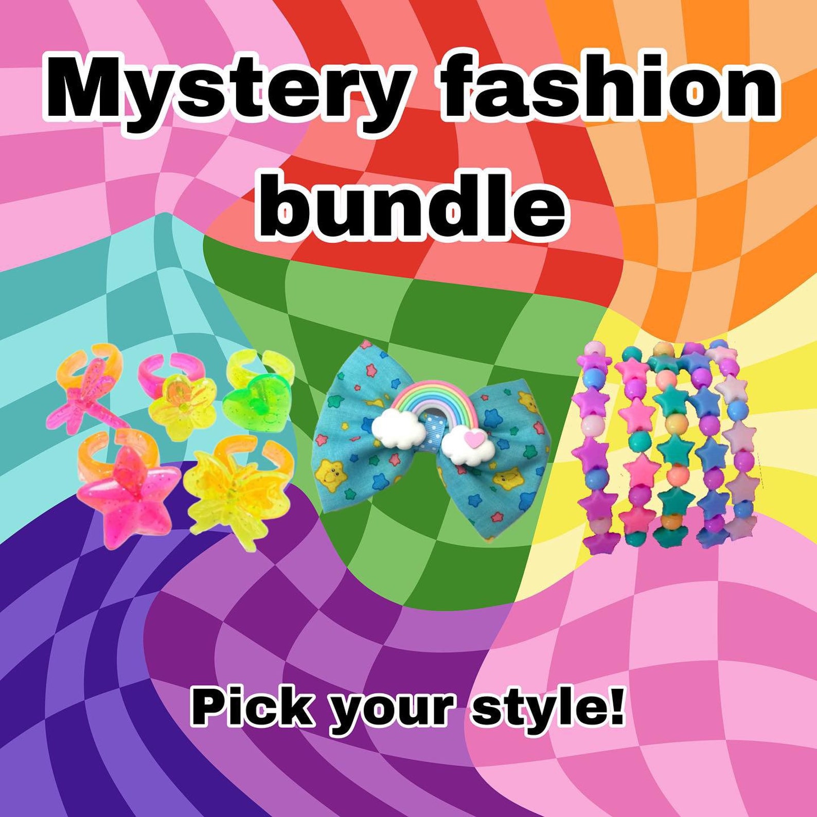 Mystery Style Bundle look at All Pics Rainbow Scene Kid Alt - Etsy