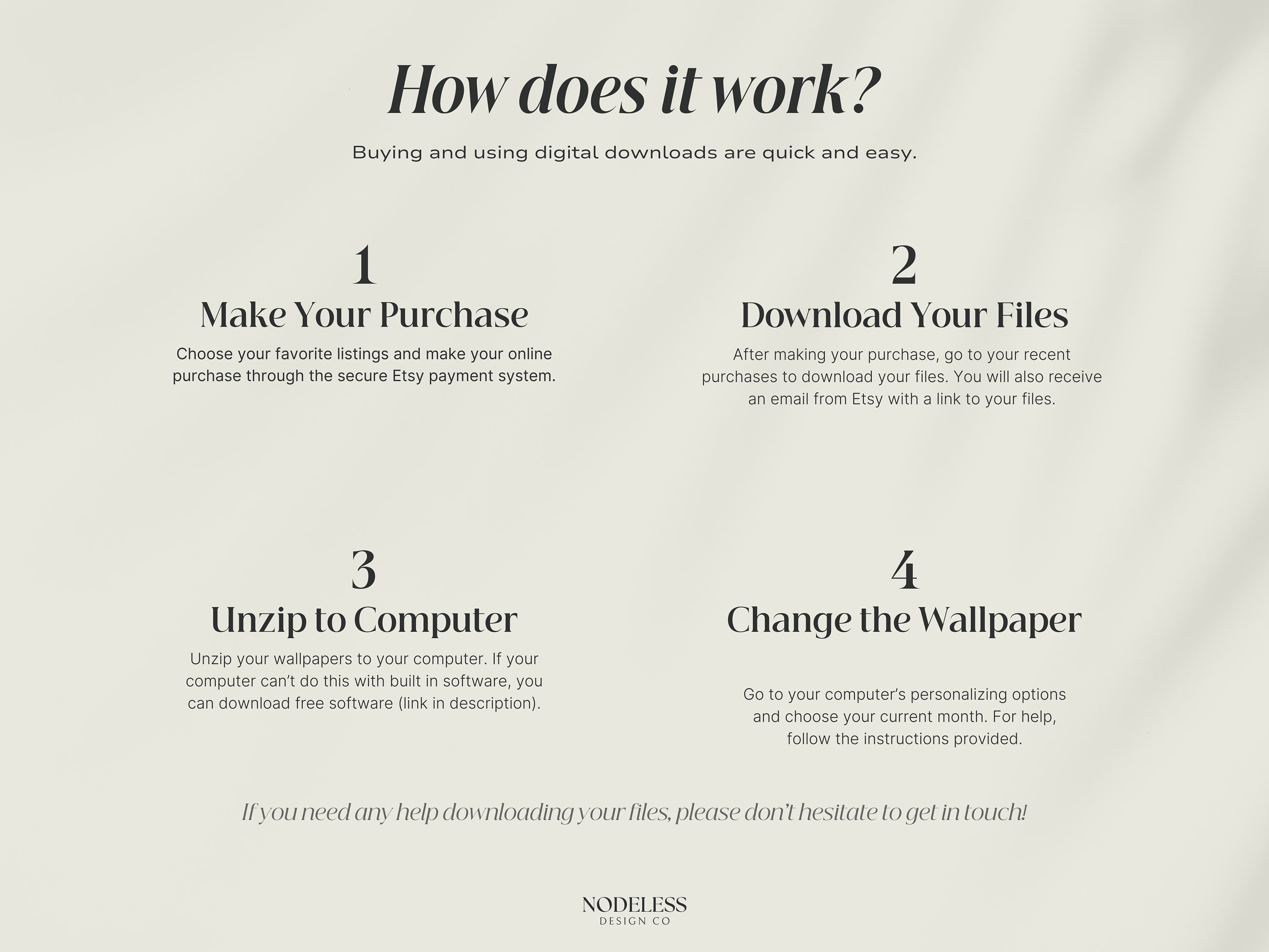 2024 Monthly Desktop Wallpaper Calendar, 4 Color Bundle Digital ...