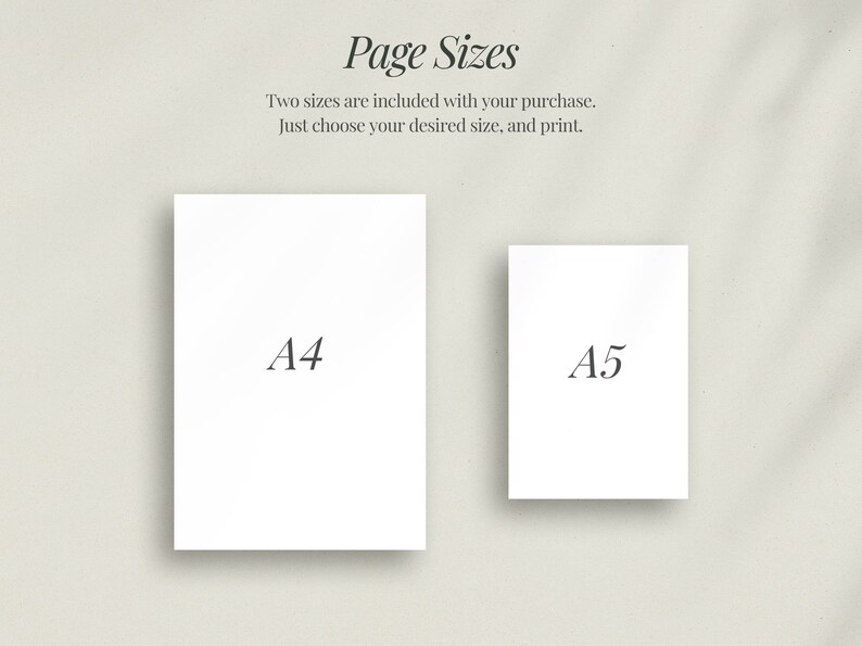 Printable Paper Bundle A4 & A5 Page Sizes, Dotted Grid Paper, College ...