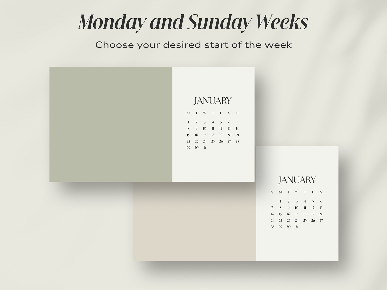 2024 Monthly Desktop Wallpaper Calendar, 4 Color Bundle Digital ...