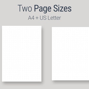Printable Dot Grid Paper A4 US Letter Artists Printable - Etsy