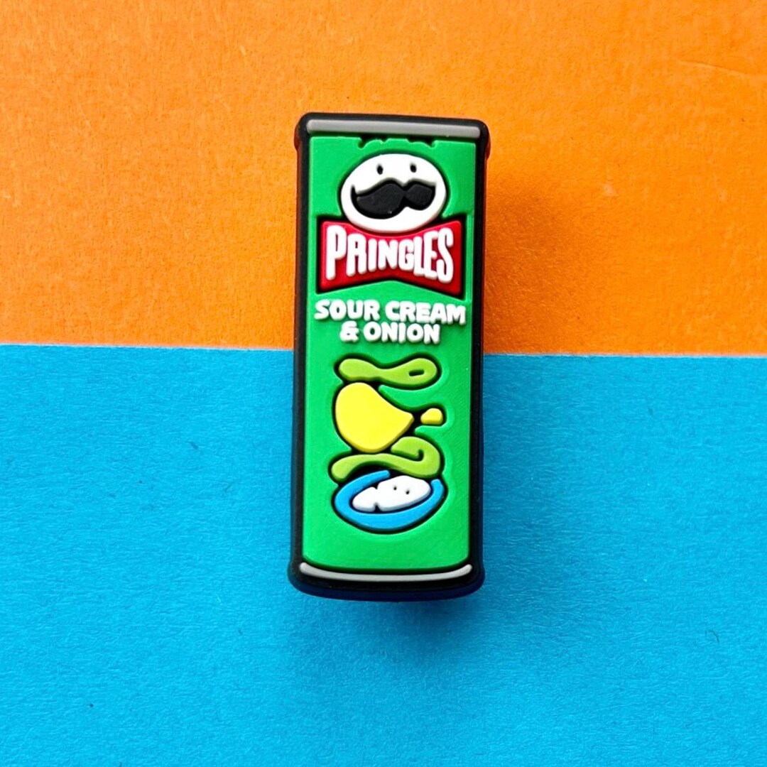 Sour Cream Tube of Crisps Croc Like Shoe Charm Shoe Decoration Snack ...