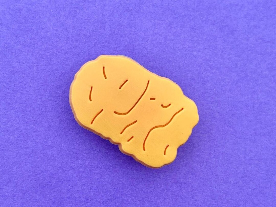 Chicken Nugget PVC Shoe Charm for Clog-style Shoes | Cute Accessories ...