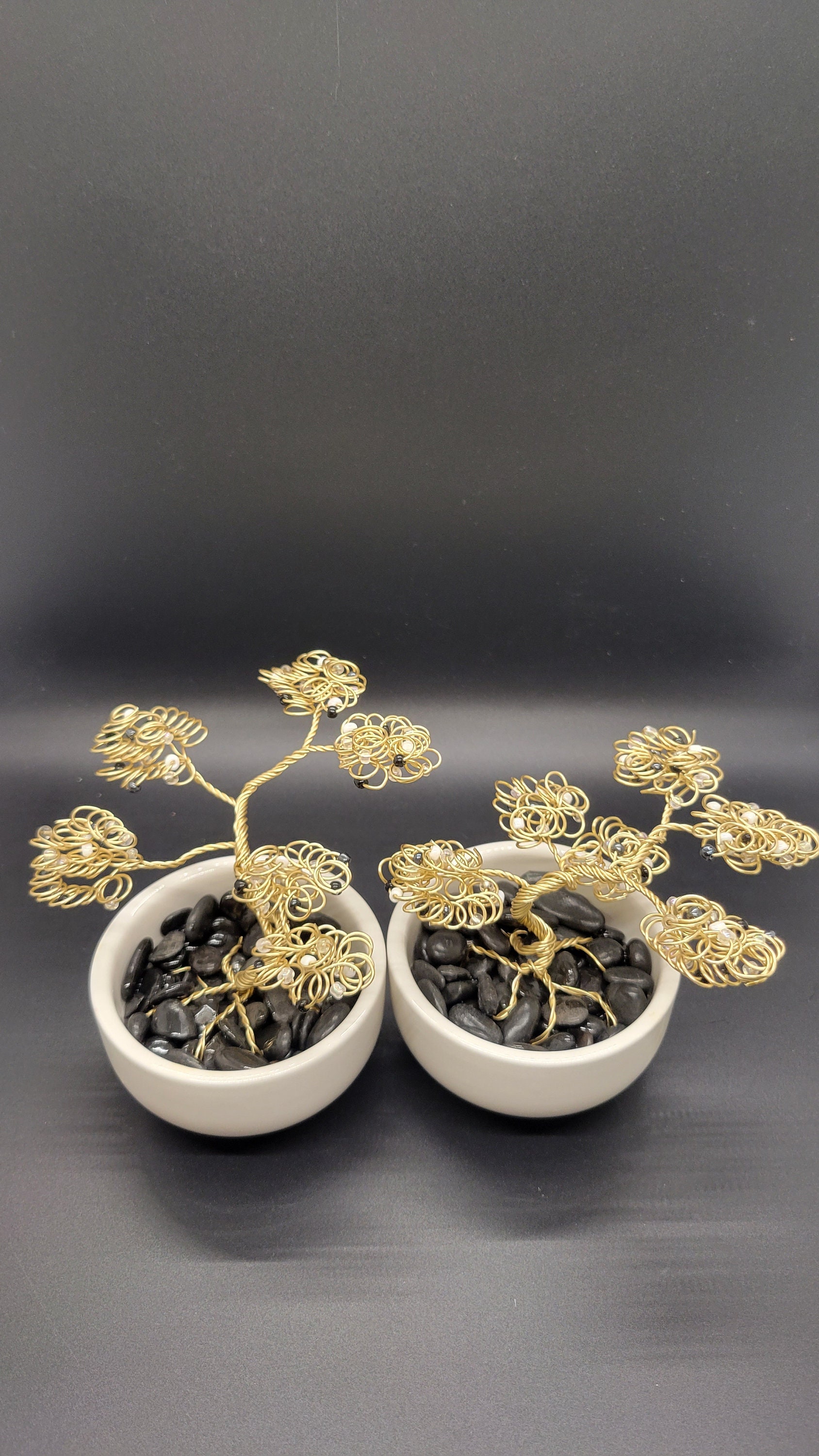 Black and White Wire Tree - Etsy