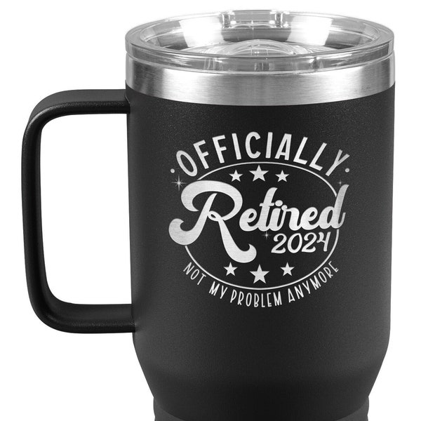 Retirement Tumbler - Etsy