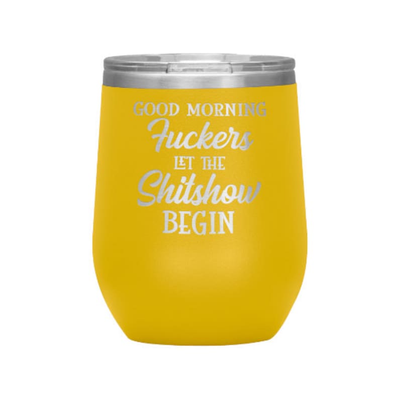 Fuck Mug Good Morning Fuckers Let the Shitshow Begin Engraved - Etsy
