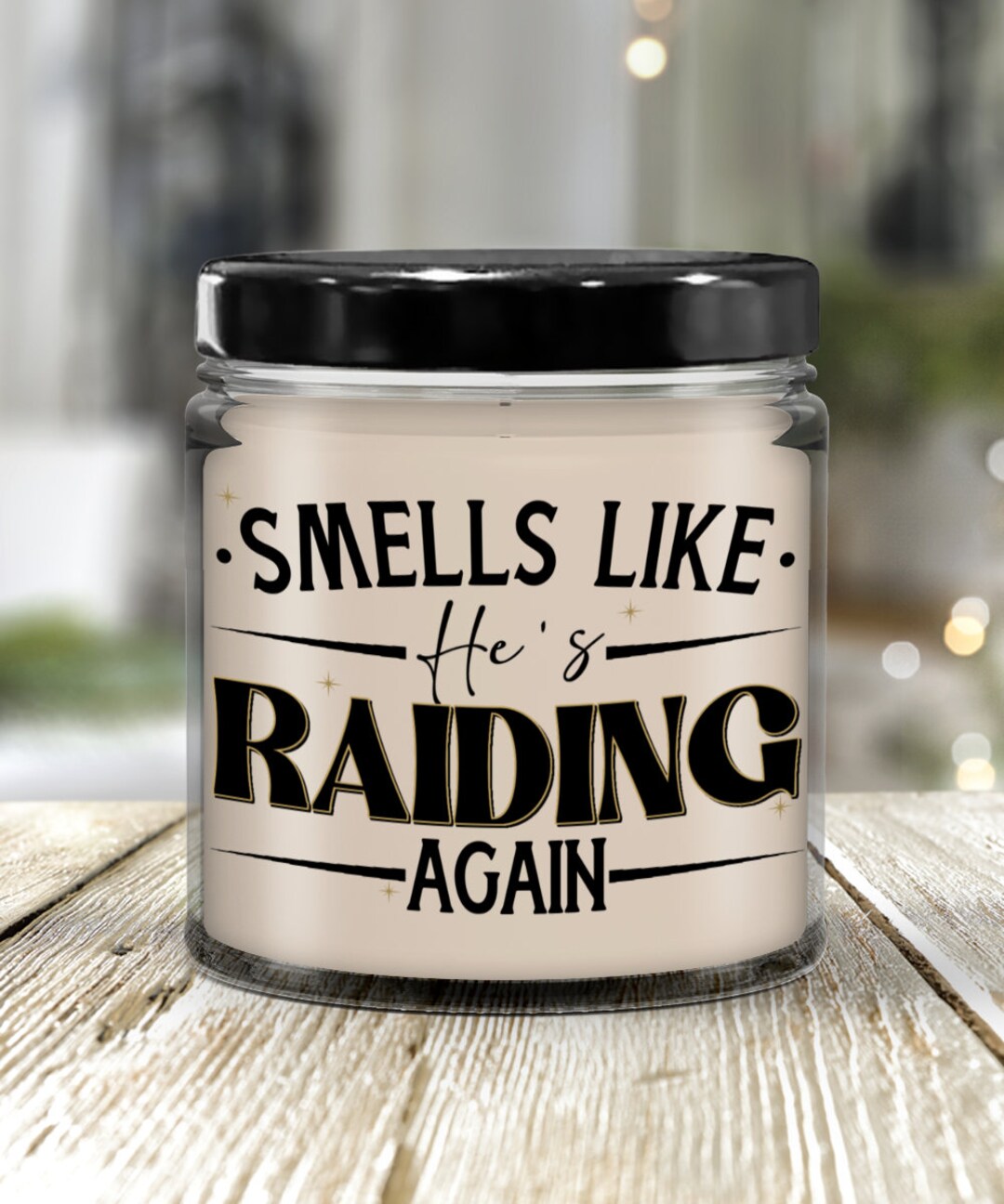 Raiding Candle Video Gamer Gift Raid Night Fun Smells Like He's Raiding ...