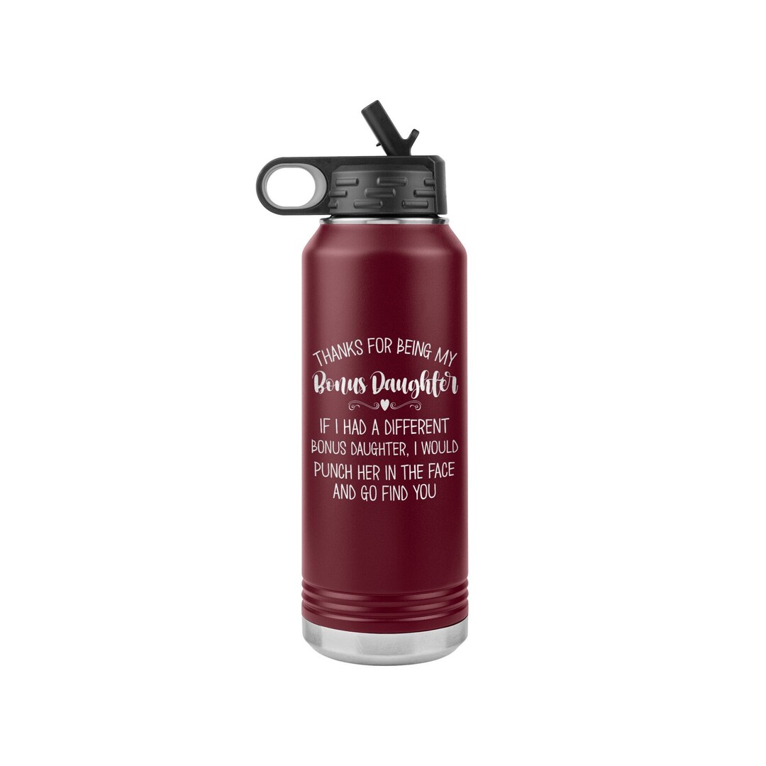 Bonus Daughter Water Bottle Christmas Gift for Bonus Daughter Gift From ...