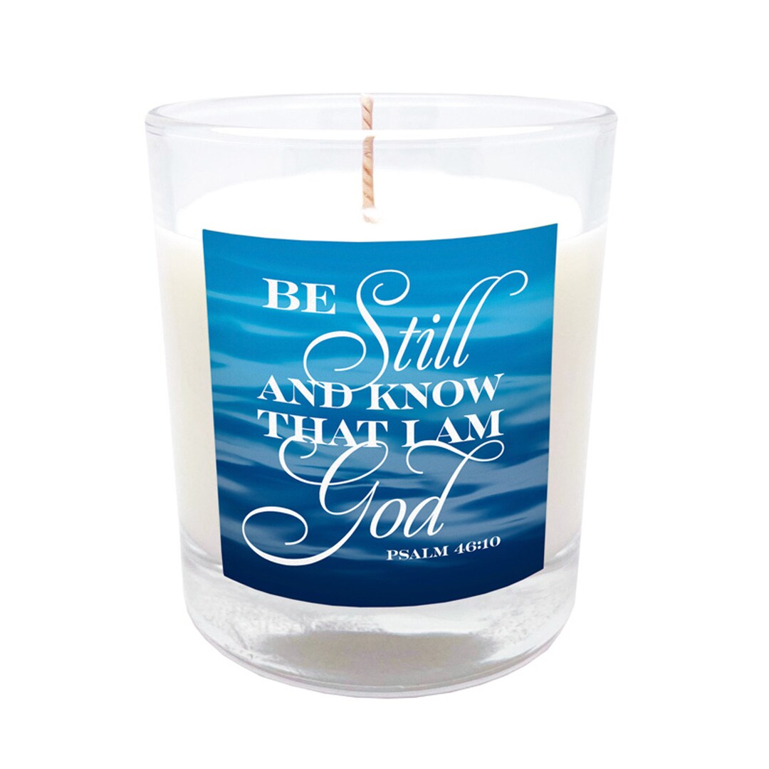 Scripture Glass Candle 30cl – Custom Fragrance Christian Gift, Bible ...