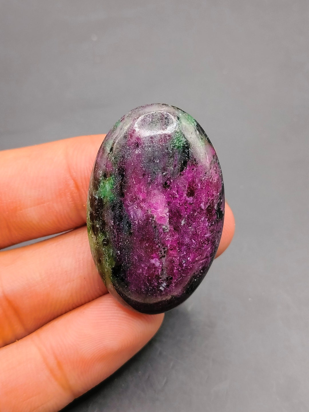 Mind Blowing Top Grade Quality Natural Ruby Zoisite Cabochon, Ruby Zoisite Gemstone, AAA Ruby ...