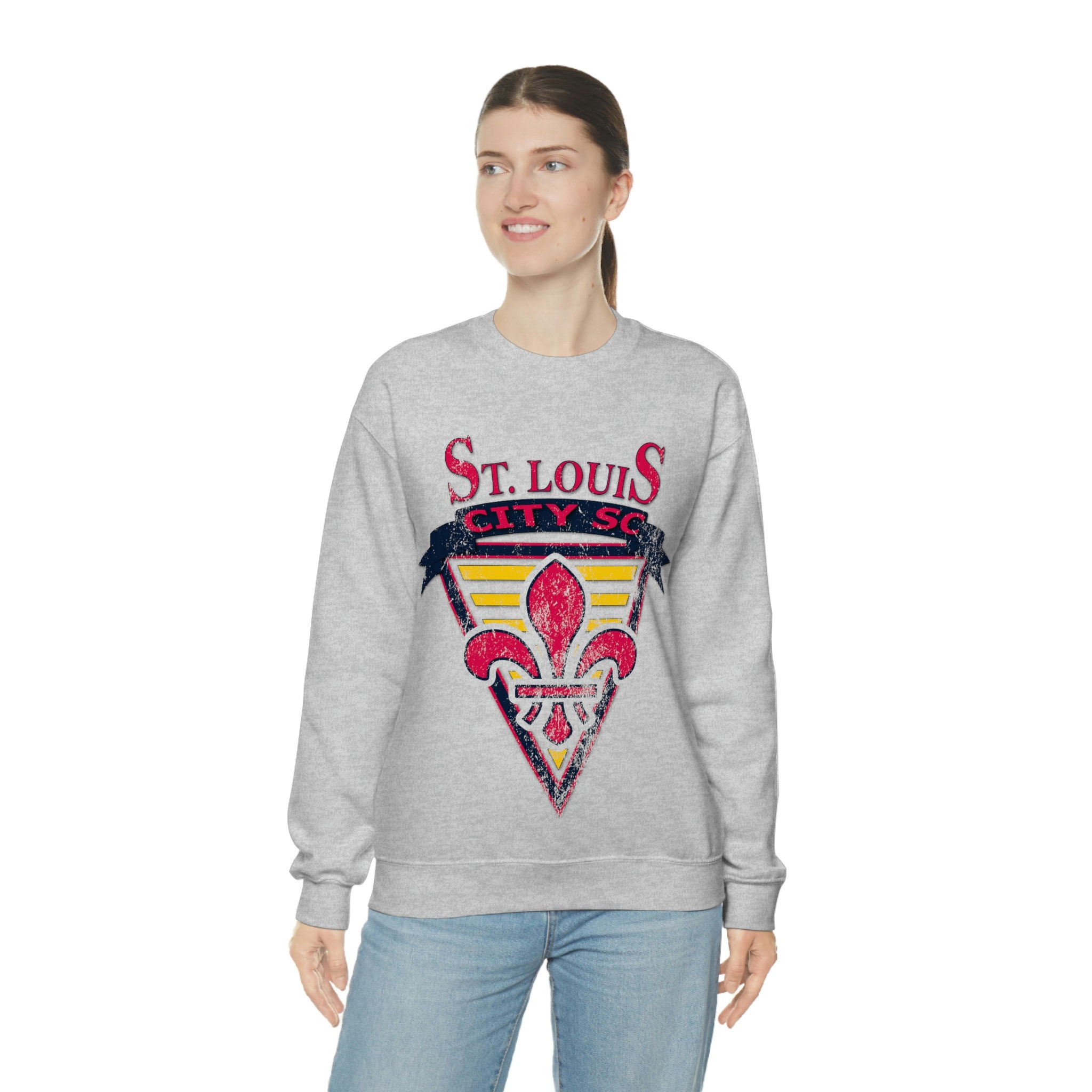 St. Louis City SC Vintage Loose Fit Sweatshirt - Etsy