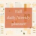 12 Fall Printable Planner Pages, Downloadable Autumn Journal Pages - Etsy