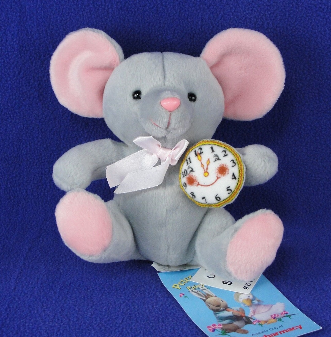 Hickory Dickory Dock Mouse Stuffins Plush 1999 CVS Exclusive Limited Ed ...