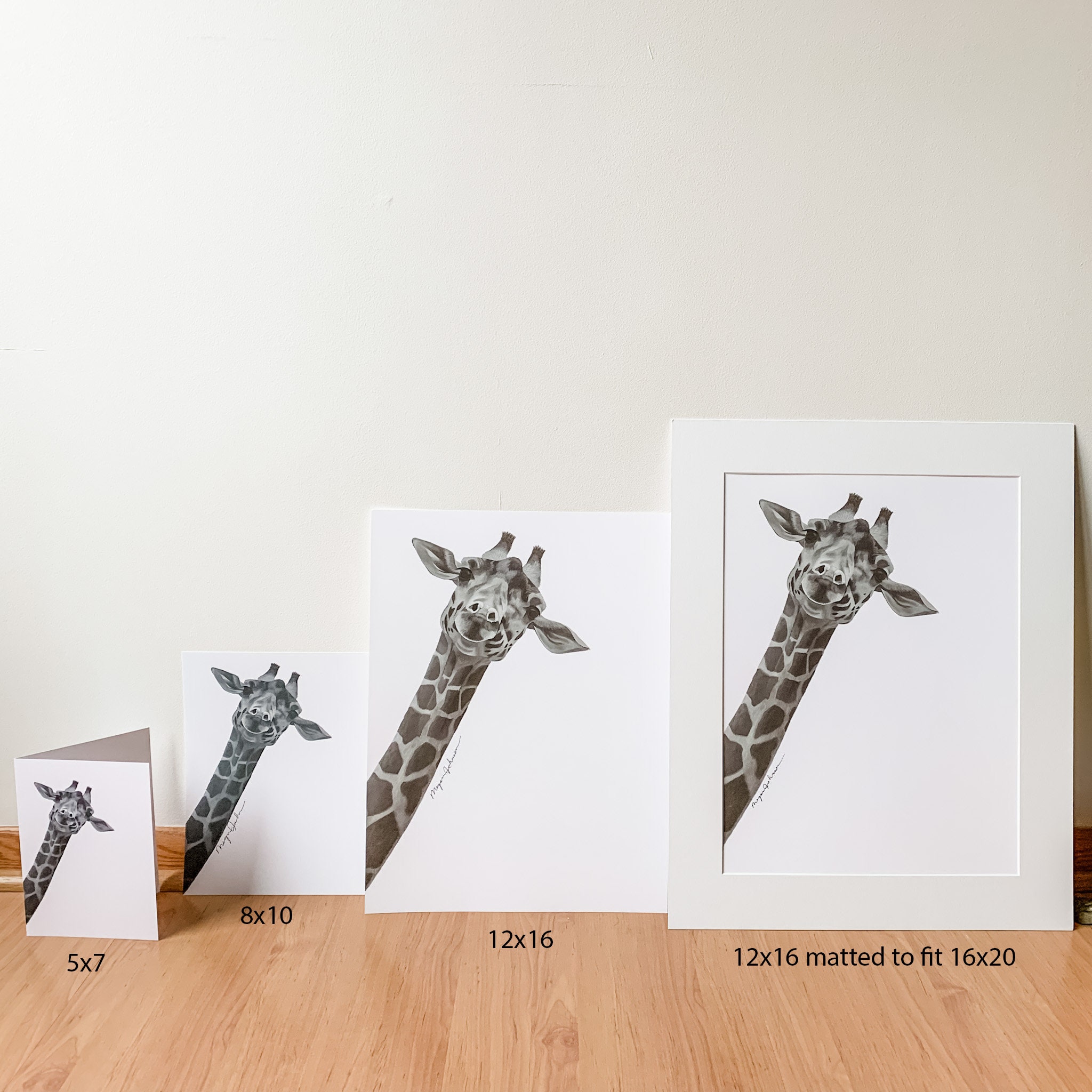 Goat Greeting Card, 5x7 Greeting Card, Modern Farmhouse Art, Nursery ...